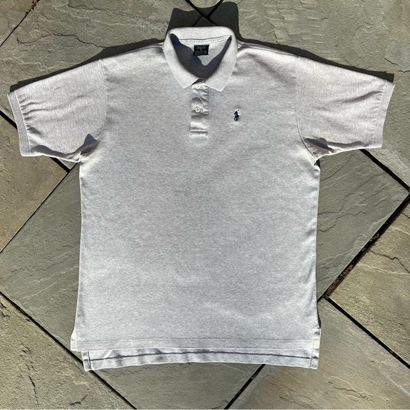 Polo Ralph Lauren | Shirts | Vintage 7s Polo Ralph Lauren Made In Usa Grey Classic Polo | Poshmark